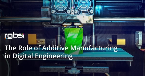 The Role of Additive Manufacturing in Digital Engineering