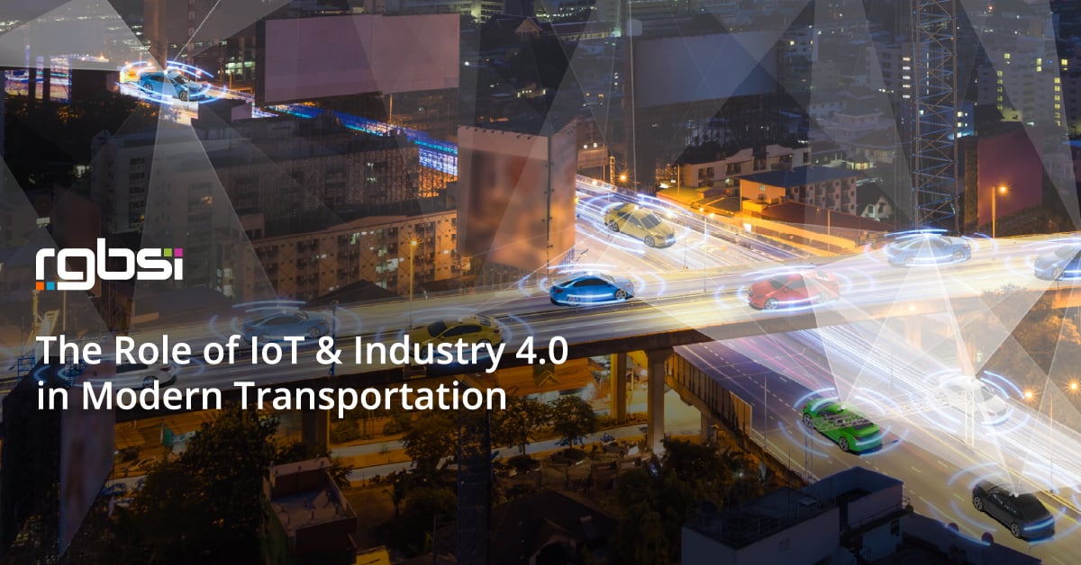 The Role of IoT & Industry 4.0 in Modern Transportation